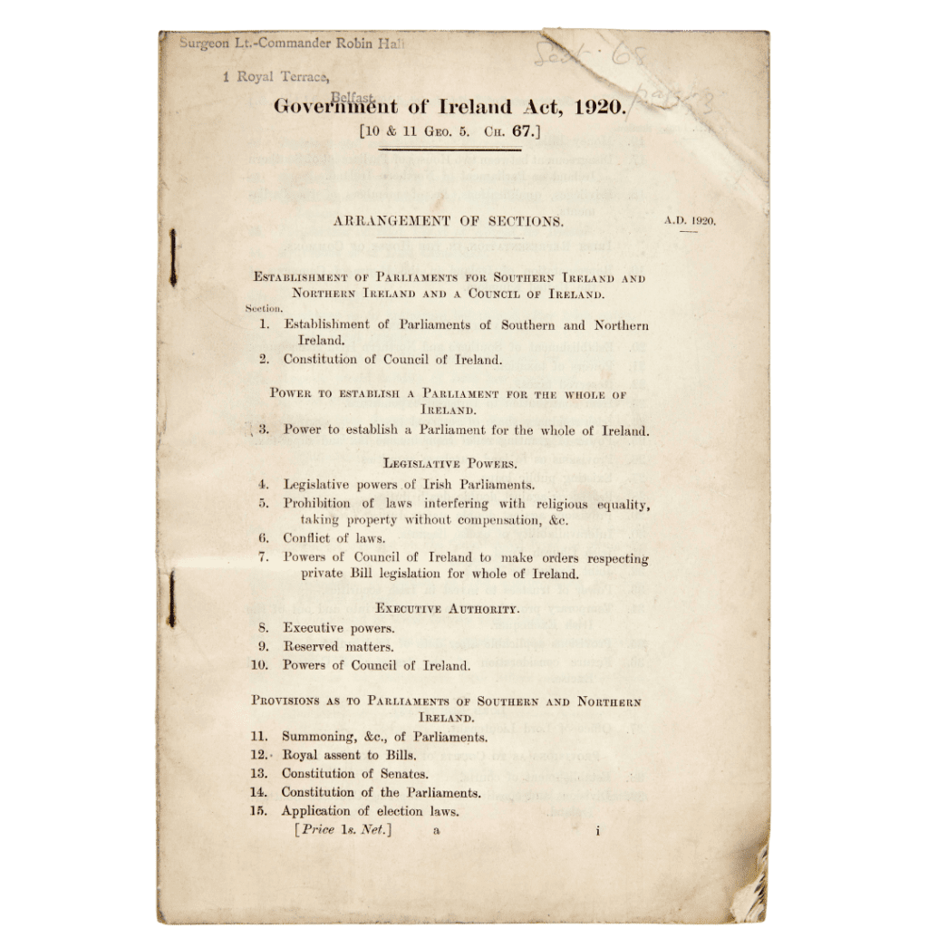 Creating the Border - The Linen Hall, Belfast